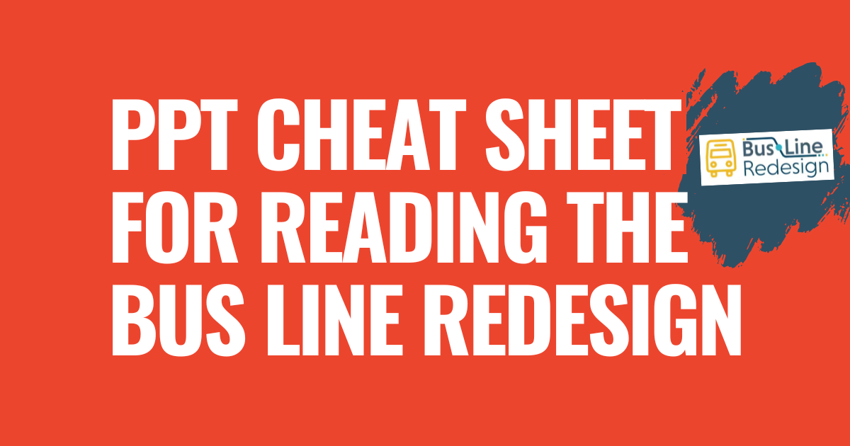 PPT CHEAT SHEET for reading the new Bus Line Redesign - Pittsburghers ...
